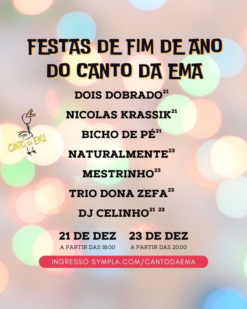 Agenda - Canto da Ema - Casa de Forró